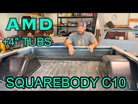 73-87 SQUAREBODY C10 WIDER WHEEL TUBS - YouTube