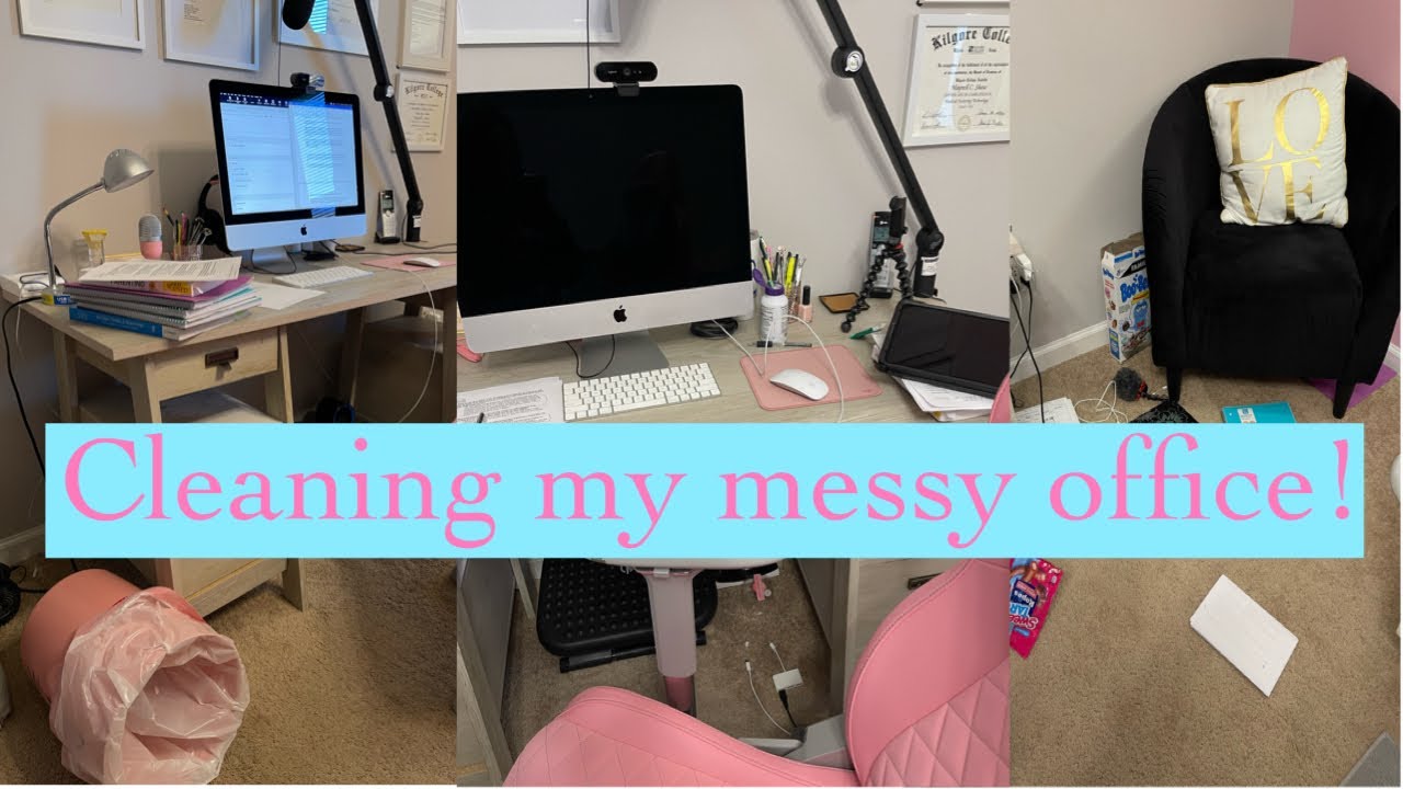 NEW! FALL CLEAN WITH ME I CLEANING UP MY OFFICE! | Cleaning Motivation ...