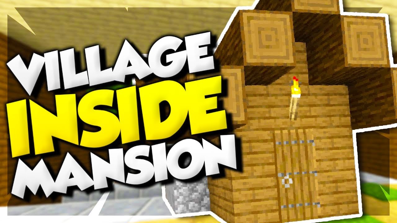 A VILLAGE INSIDE of a MANSION?!! (Minecraft 1.14 Seed Showcase) - YouTube