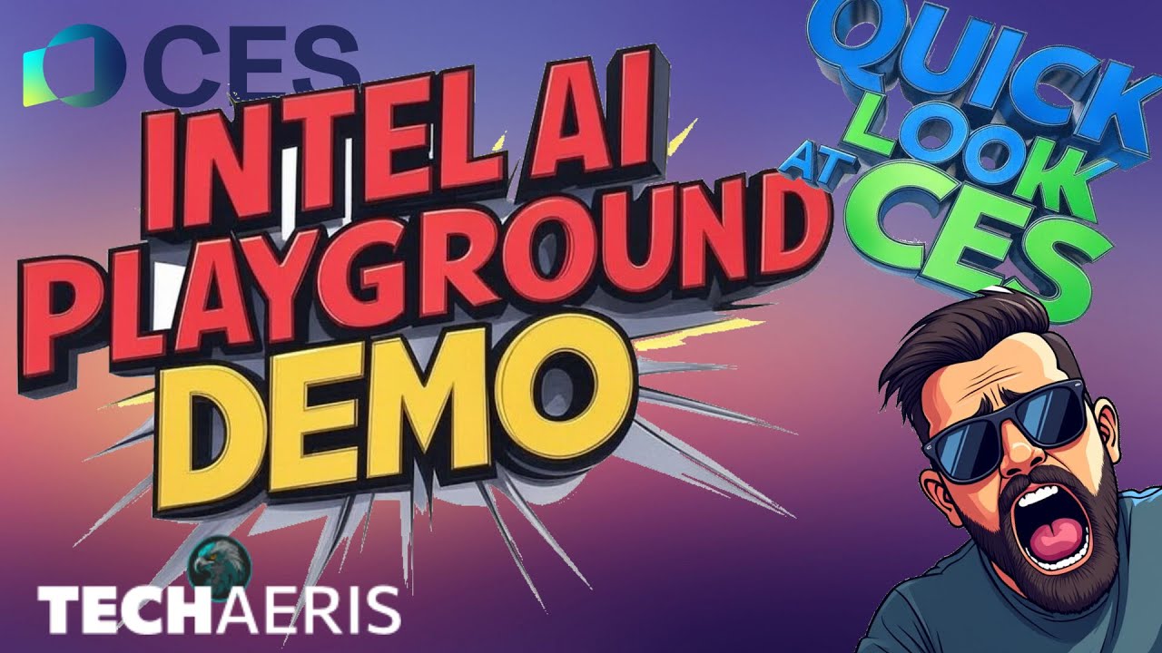 CES 2025 - Intel AI Playground Demo - YouTube