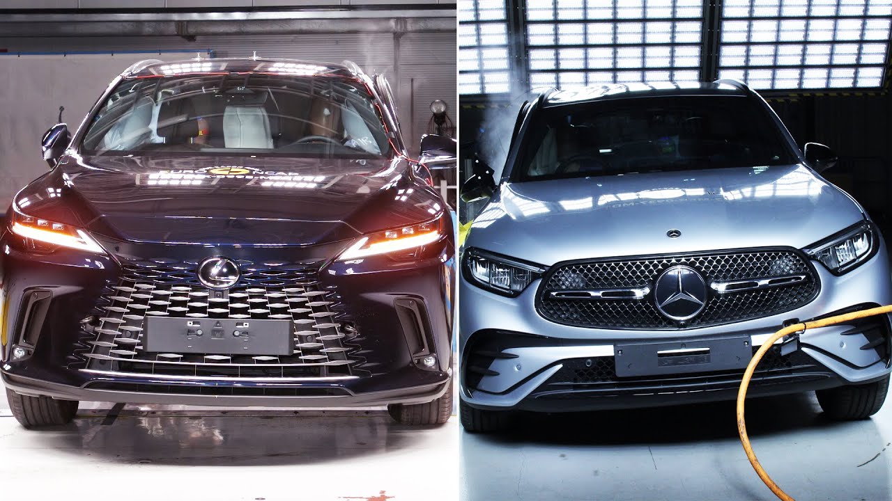 2023 Mercedes GLC VS 2023 Lexus RX – Crash & Safety Tests - YouTube