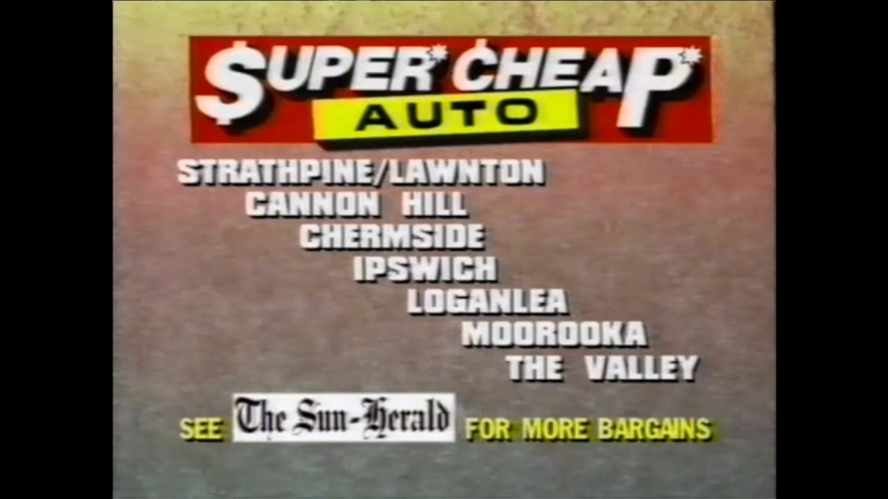 Super Cheap Auto Commercial - 1992 - YouTube