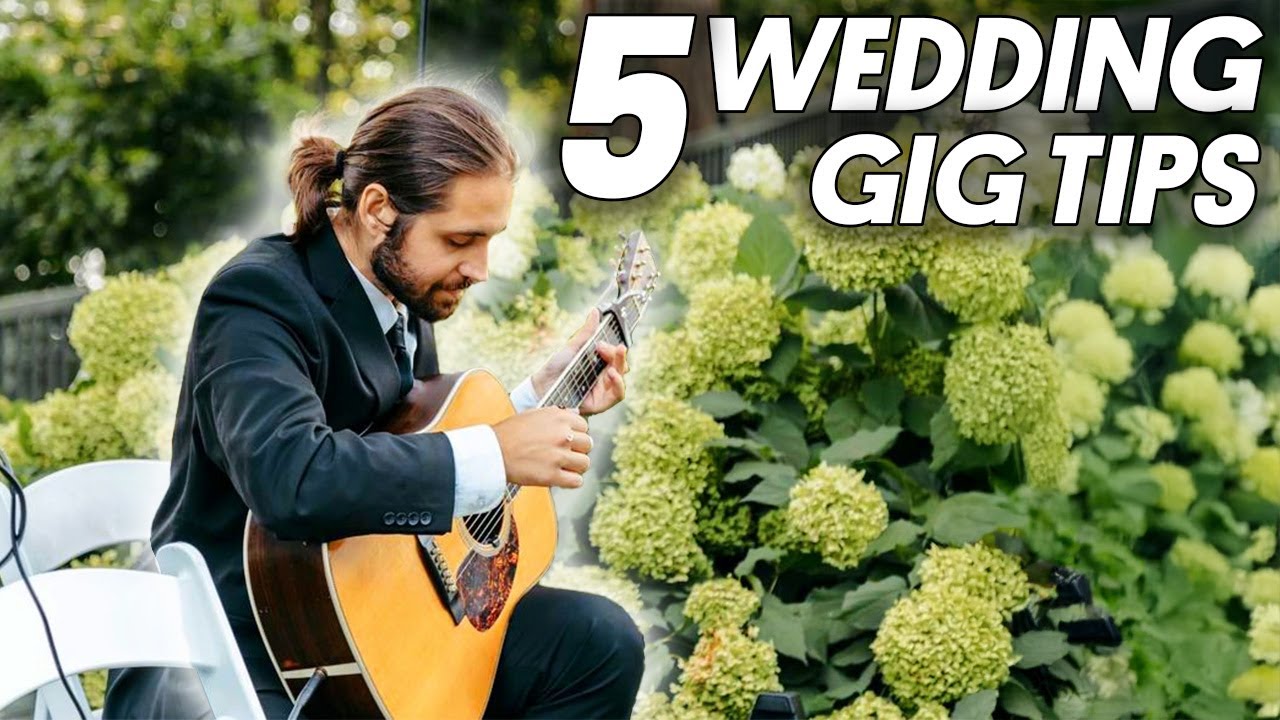 TIPS FOR YOUR FIRST WEDDING GIG - YouTube