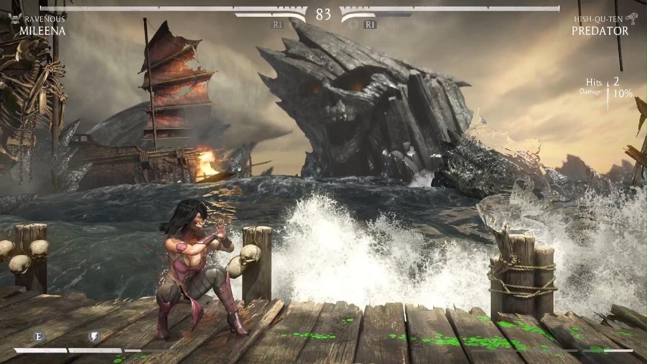Mortal Kombat X_Mileena /Ravenous VS Predator/Hish Qu Ten - YouTube