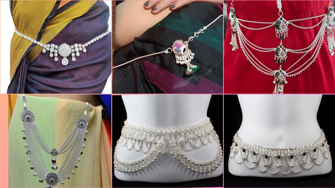 silver kamarband designs/ kamarband designs latest/ light weight ...