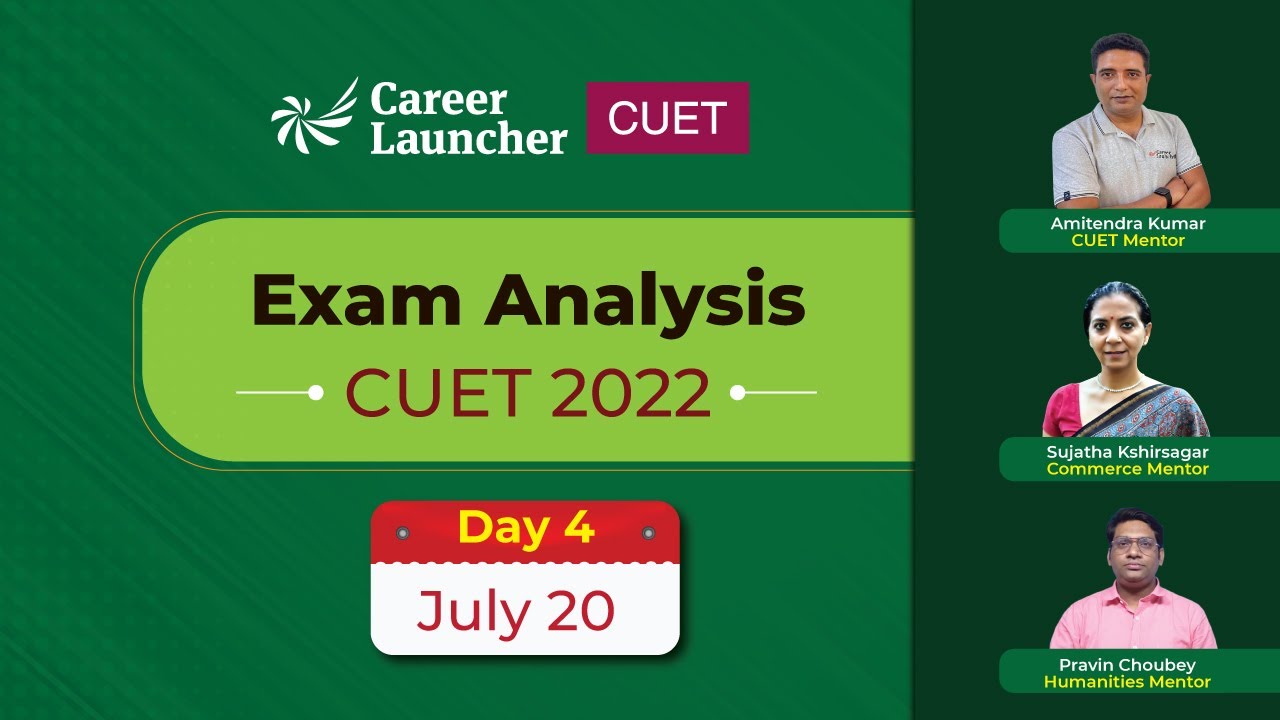 CUET 2022 Exam Analysis: Day 4 | CUET Paper Analysis - YouTube