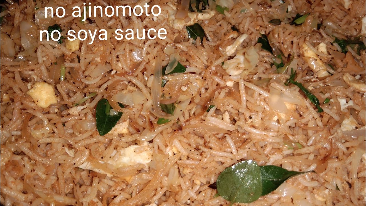 Egg fried rice in tamil / suji spicy kitchen - YouTube