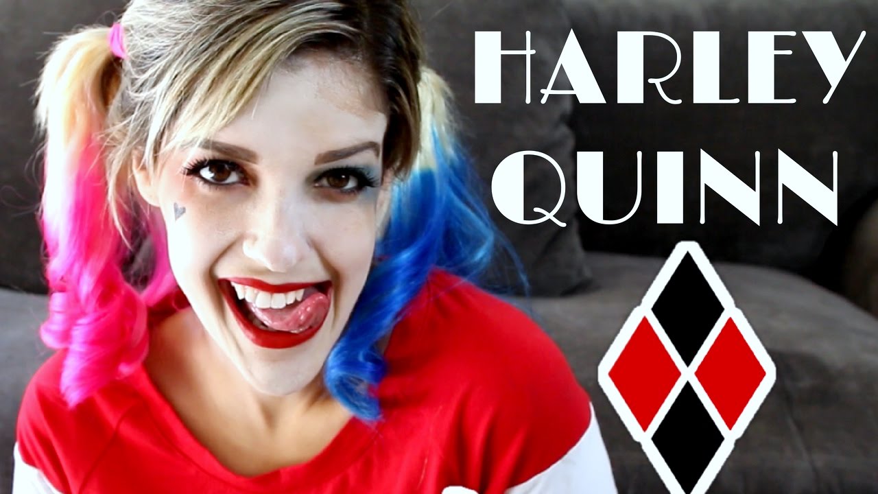 Harley Quinn Halloween Makeup Tutorial Catrific Youtube