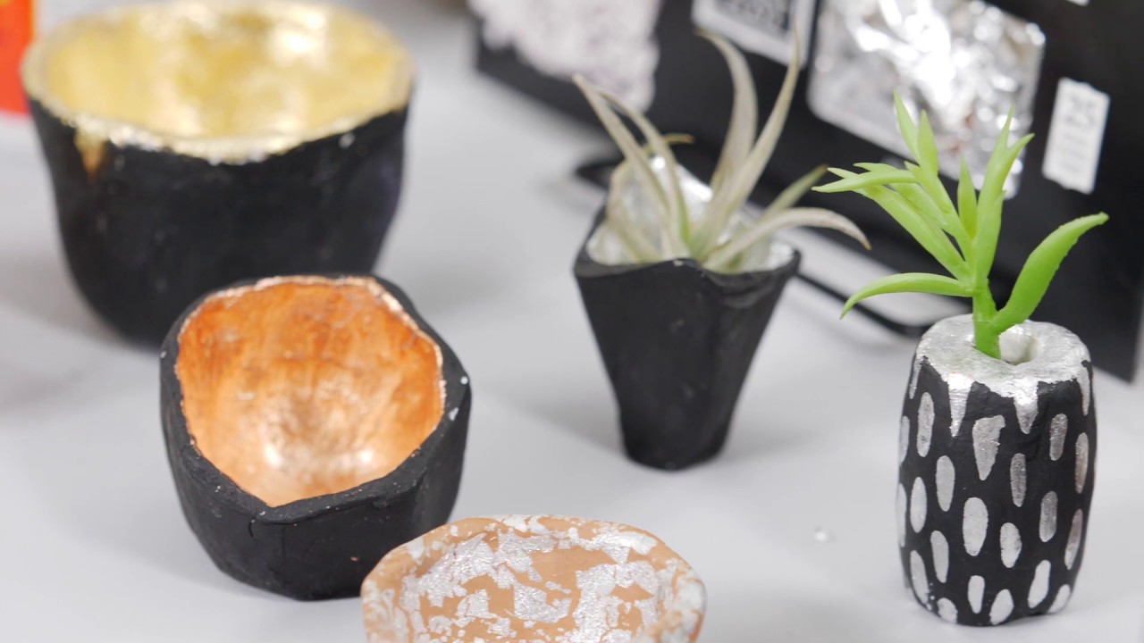 Gilded Pinch Pots Lesson Plan - YouTube