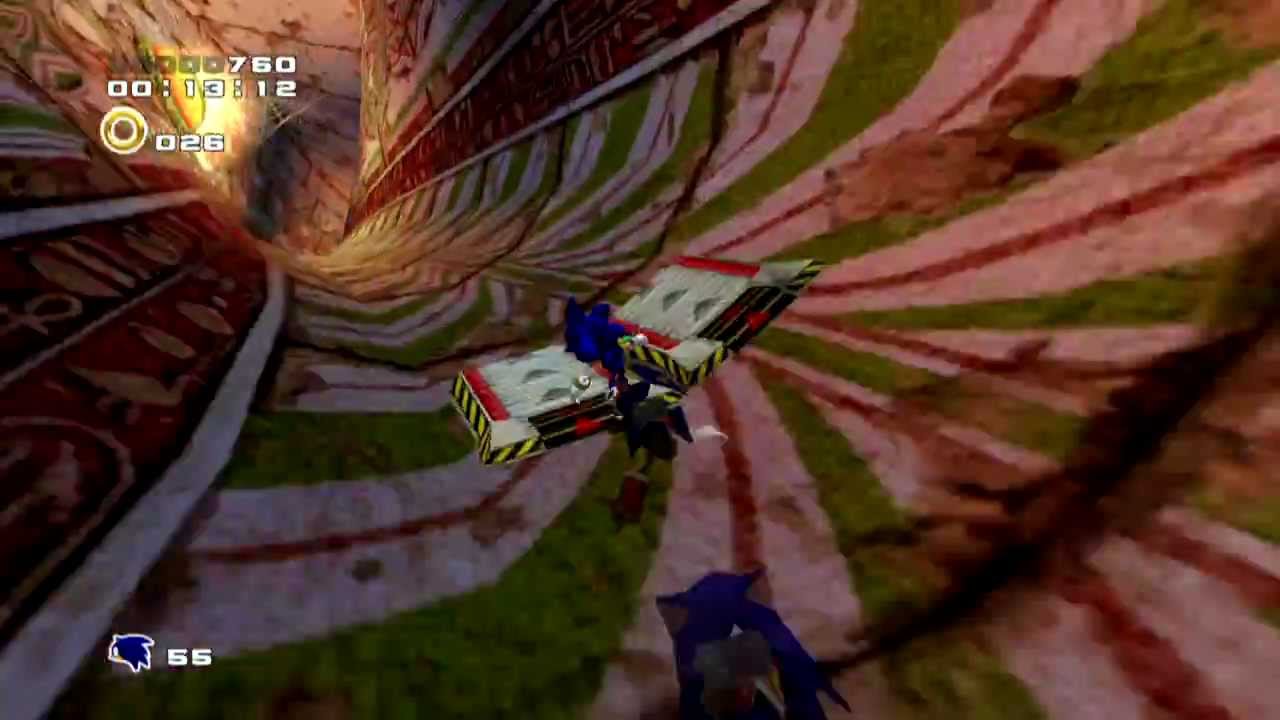 Sonic Adventure 2: Pyramid Cave Mission #2 - 100 Rings - A Rank - YouTube