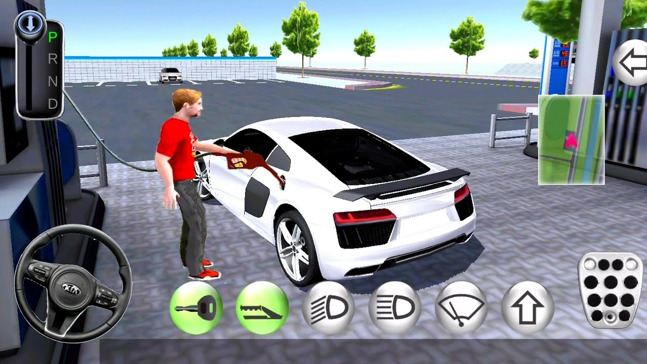 3D Driving Class #32 Gas Station Car Refuel! Car Games - Android ...