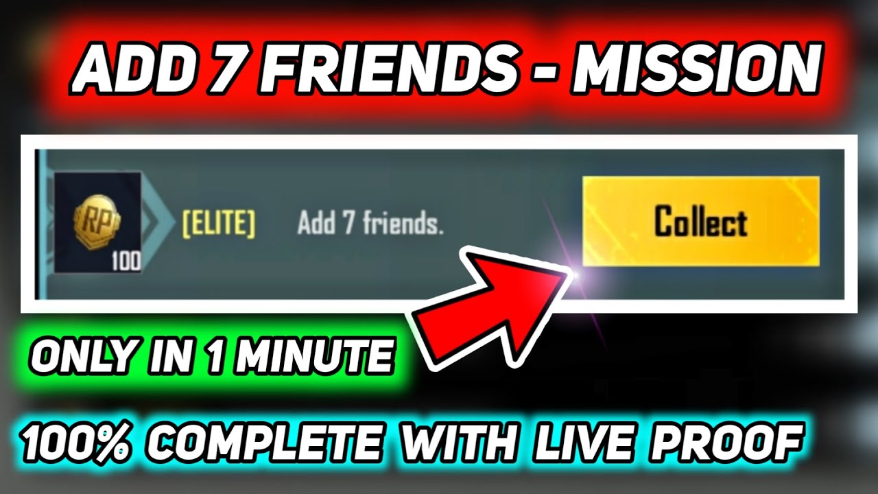 ADD 7 FRIENDS 🔥 [ELITE] ADD 7 FRIENDS 🔥 HOW TO COMPLETE ADD 7 FRIENDS ...