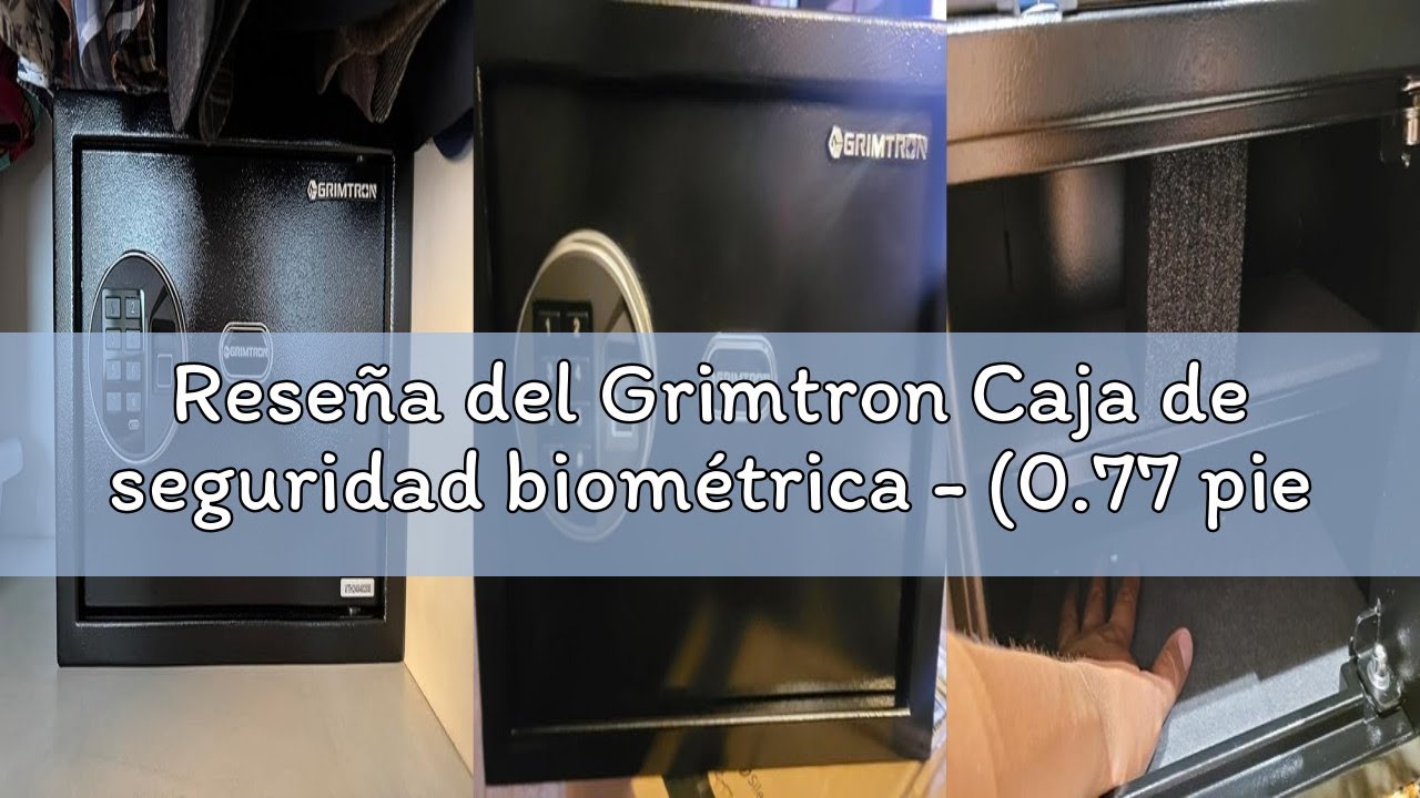 Reseña del Grimtron Caja de seguridad biométrica - (0.77 pies cúbicos ...