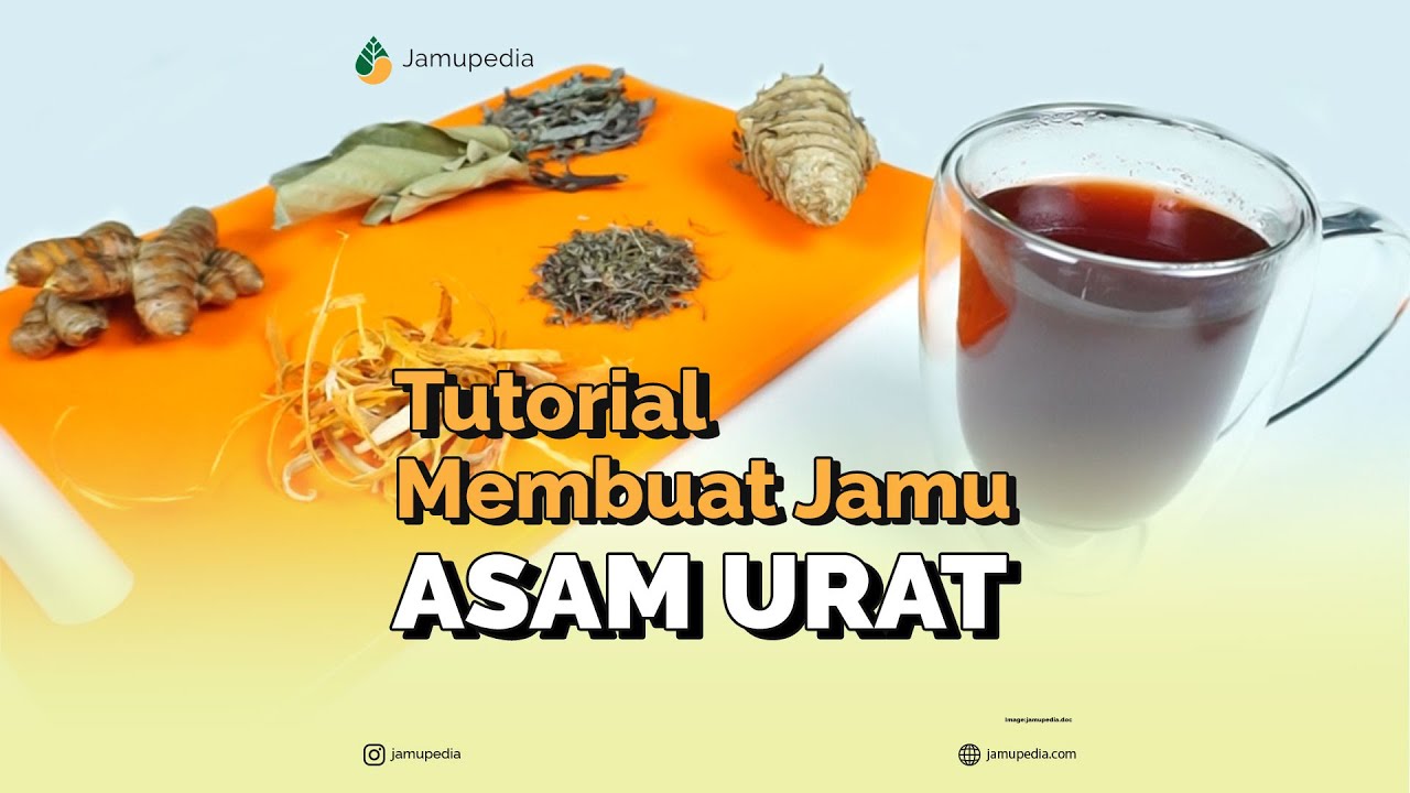 Tutorial Membuat Jamu Asam Urat #jamu #tradisional #sehat #bugar #asamurat - YouTube
