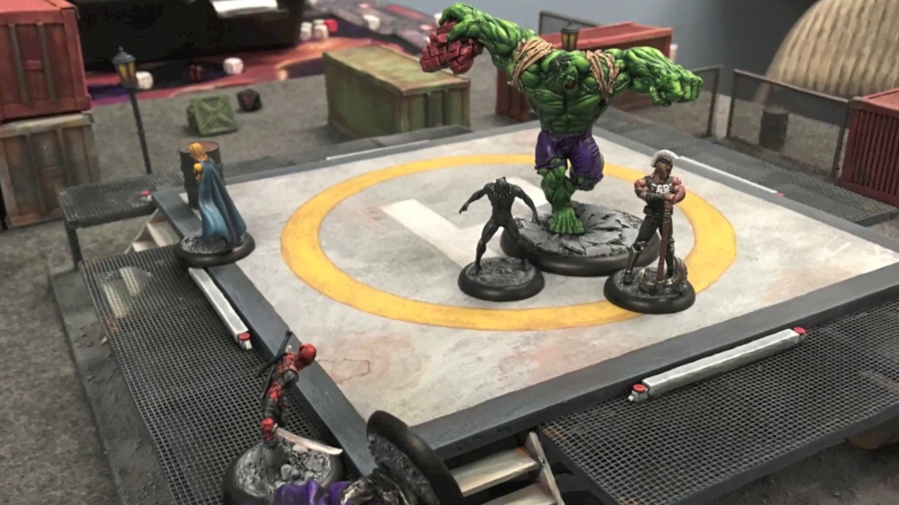 Marvel Miniature Game Demo Recap - YouTube