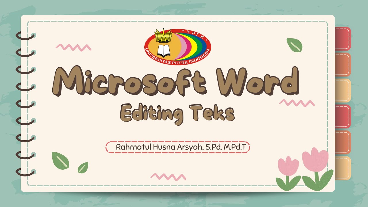Editing Teks Microsoft Word - YouTube