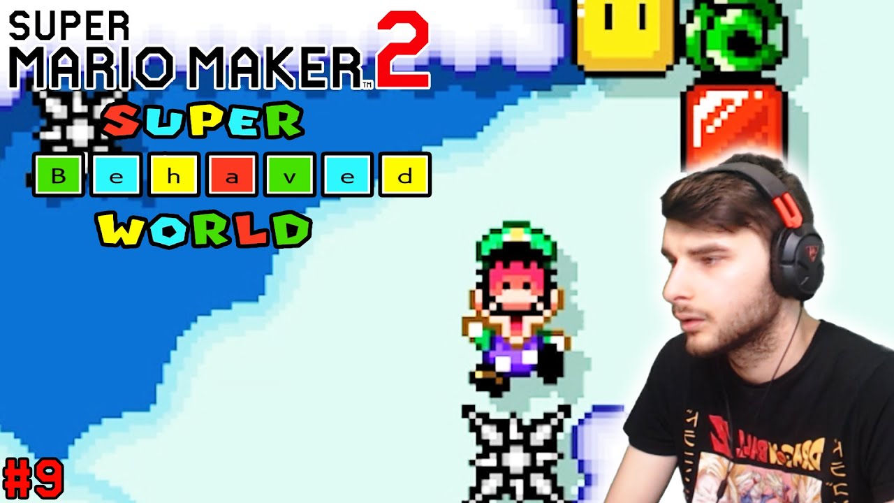 SMALL BUT POWERFULL - Super Mario Maker 2 #9 Super Behaved World - YouTube
