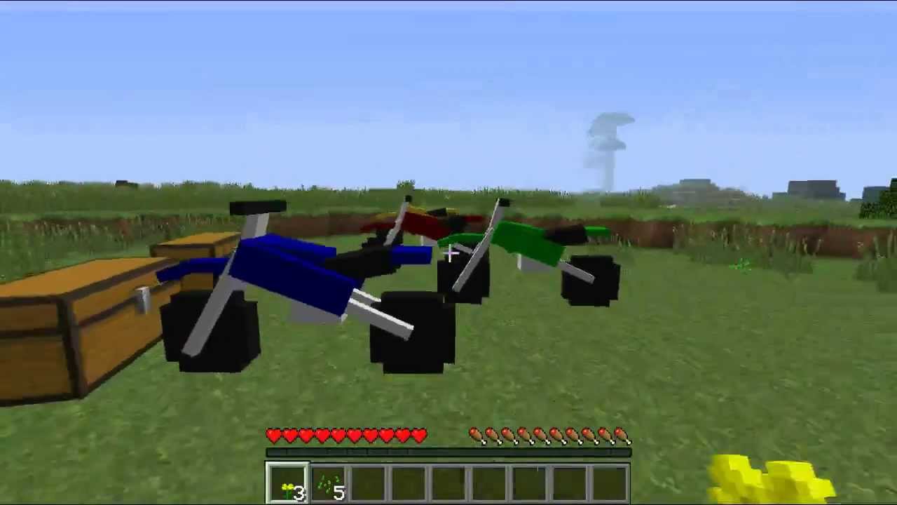 Minecraft Mod: Dirtbike Mod - YouTube