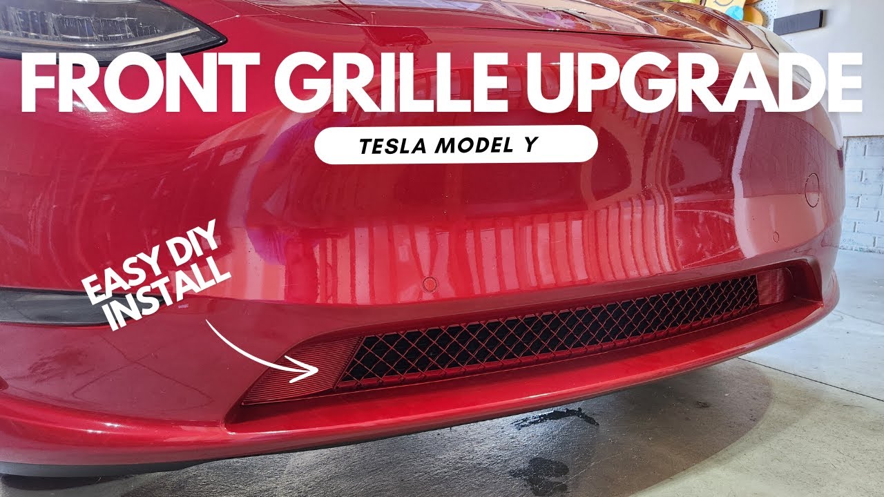 Enhance your EV's Look! | Tesla Model Y Front Grille Insert ...