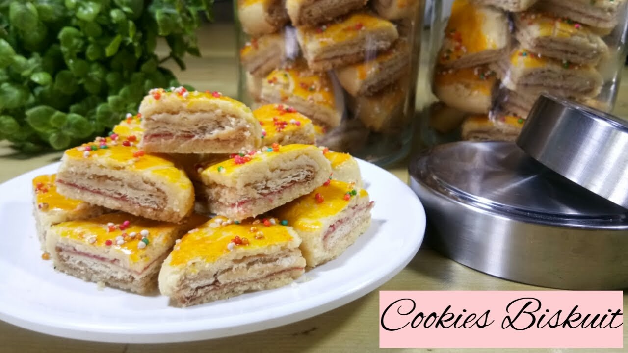 Cookies Biskuit Pyramid, Renyah Dan Hasilnya Banyak - YouTube