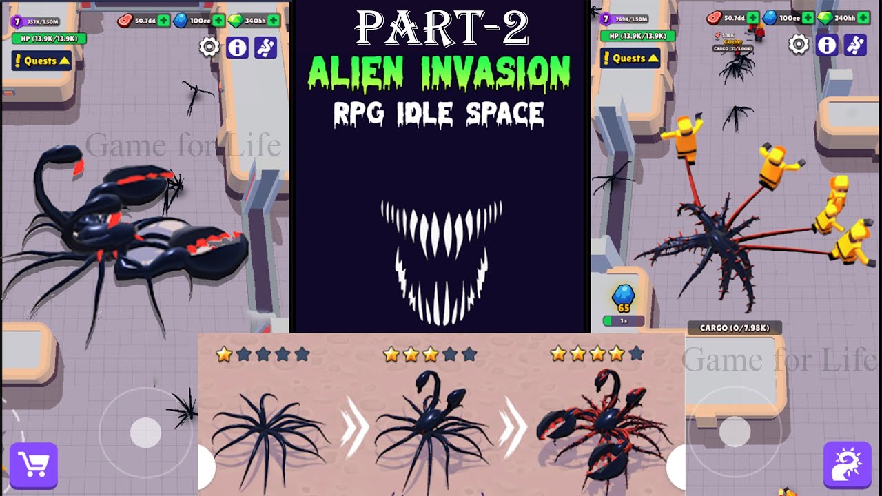 MOD: ALIEN INVASION - UNLIMITED MONEY - RPG IDLE SPACE - MAX UPGRADE ...