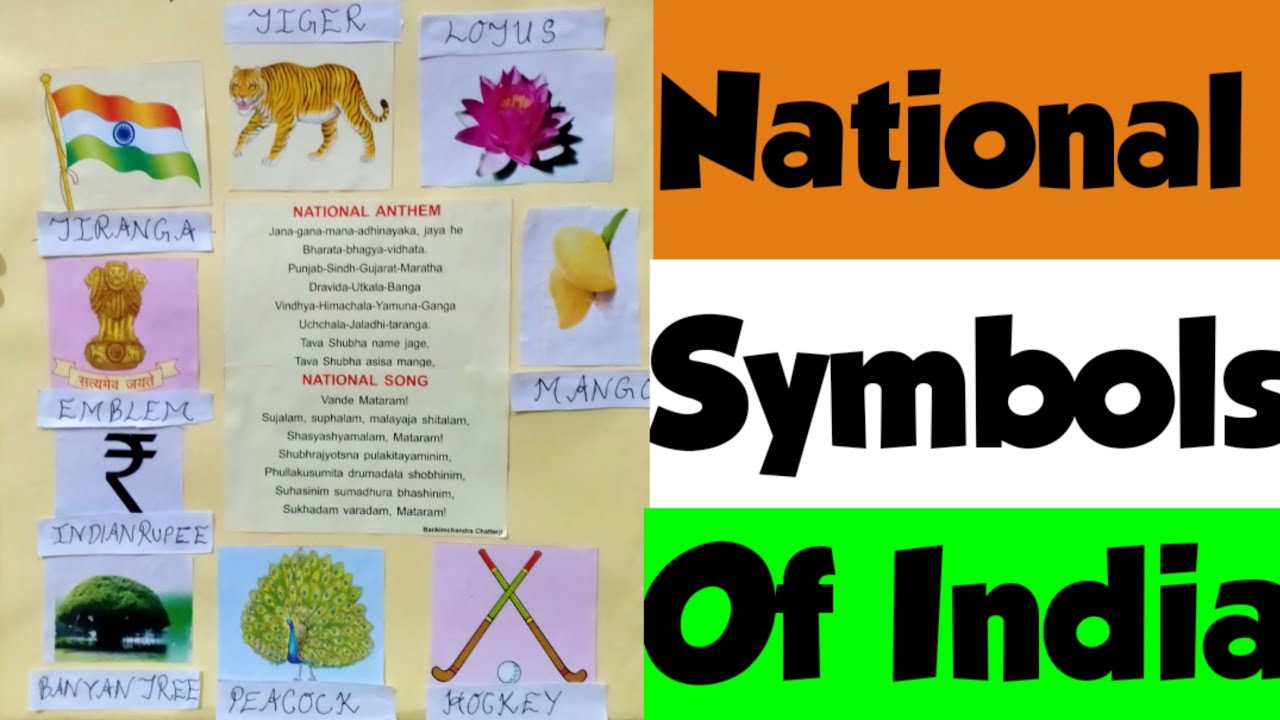 National Symbols of India / Topic for Show and Tell / #AReduandcrafts ...