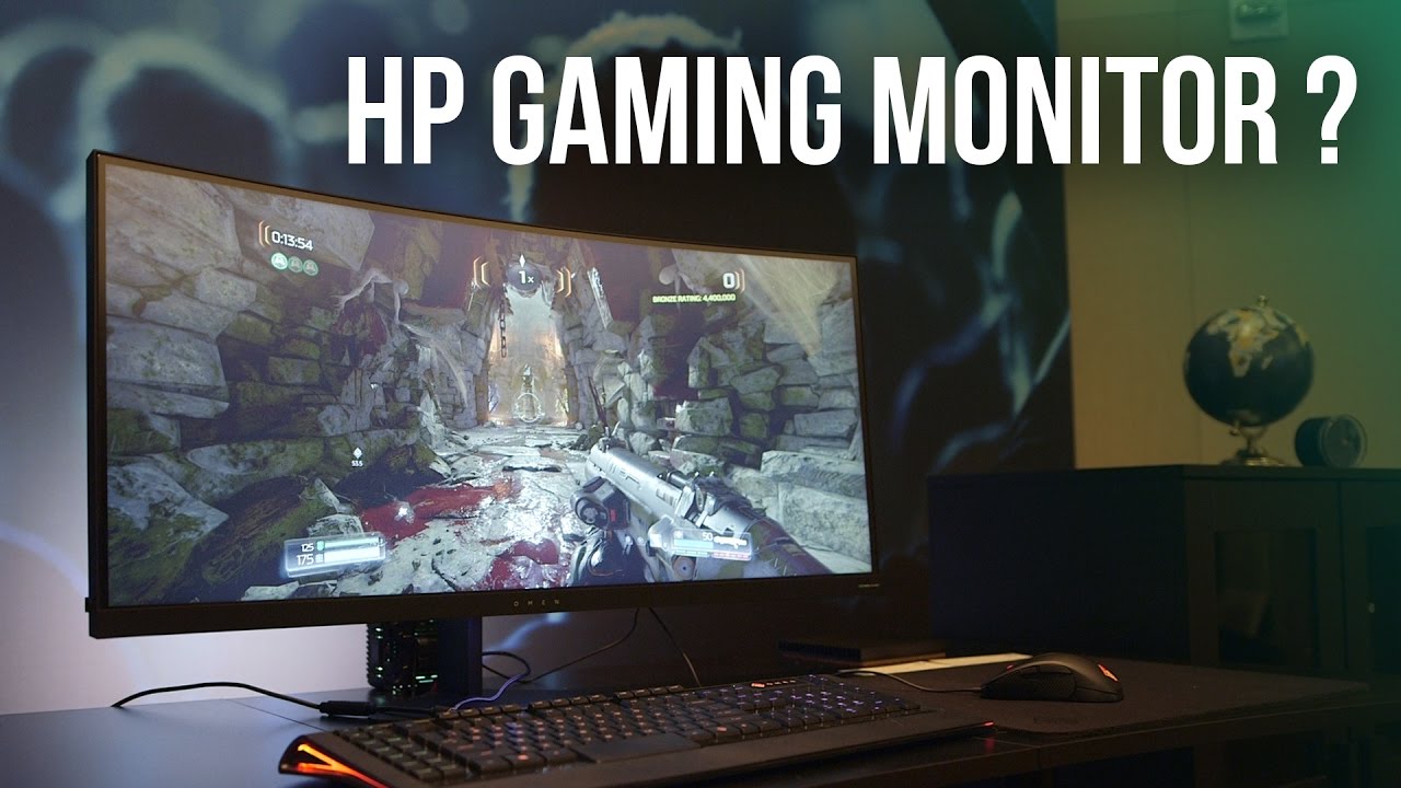 The $1,300 HP Gaming Monitor! - YouTube