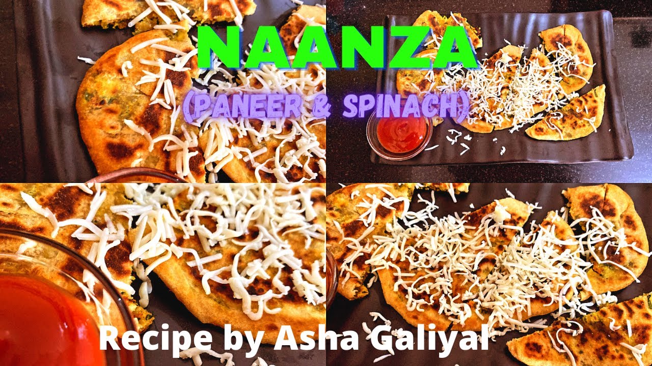 NAANZA RECIPE | STUFFED PANEER & SPINACH | DELICIOUS VEG APPETIZER ...