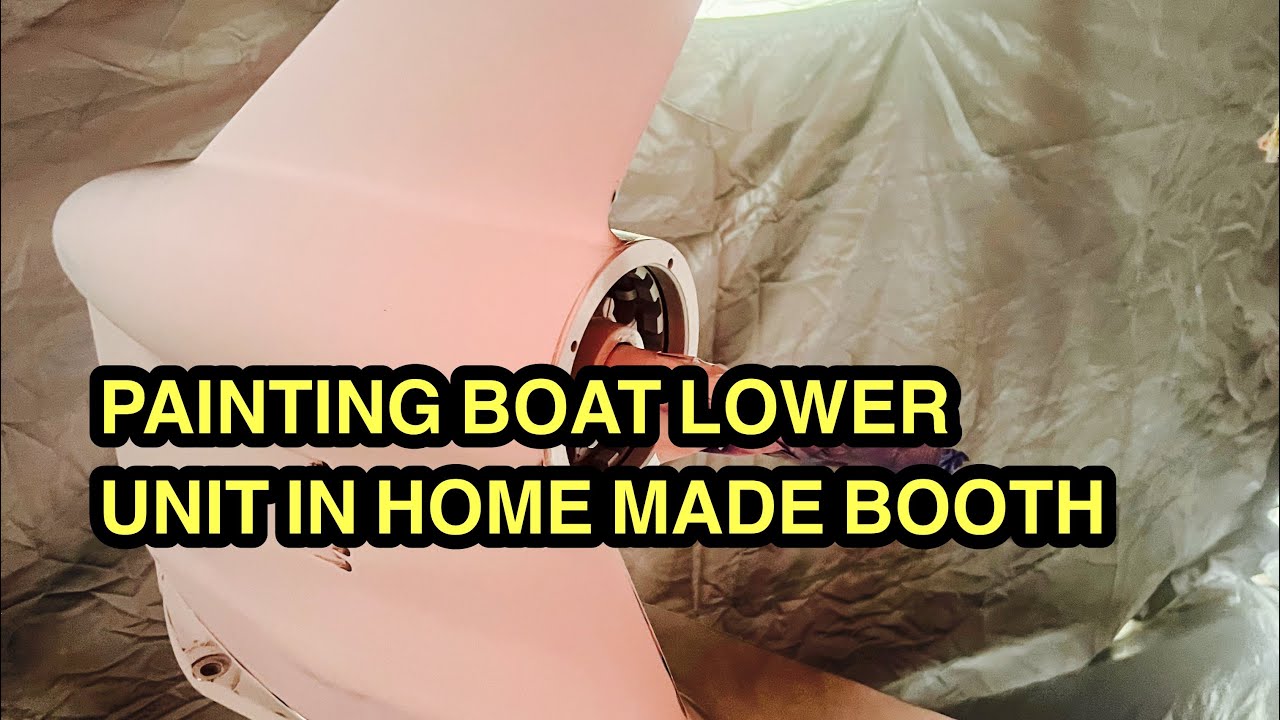 HOW TO REPAIR AND PAINT LOWER BOAT UNITS - YouTube