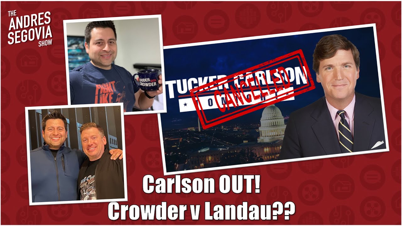 Tucker Out At Fox, Dave Landau V Steven Crowder Rift - YouTube