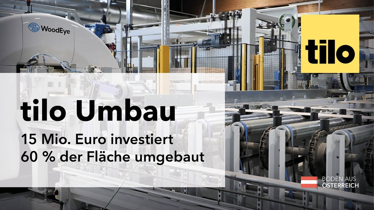 tilo Umbau 2021: 15 Mio Euro investiert, 60% der Fläche umgebaut - YouTube