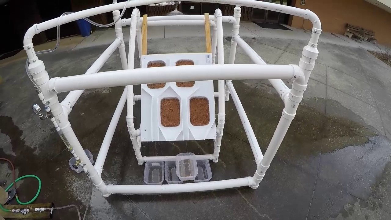 Rainfall Simulator in Action - YouTube