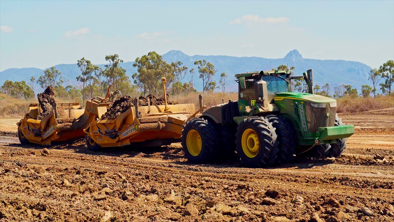 KTec 1228 Tandem Configuration Scrapers: Earthworks in Townsville, QLD ...