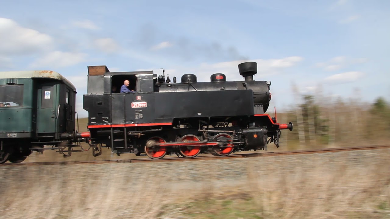 Steam loco 1435 CS 400 "3627" Plzen-Bolevec - YouTube