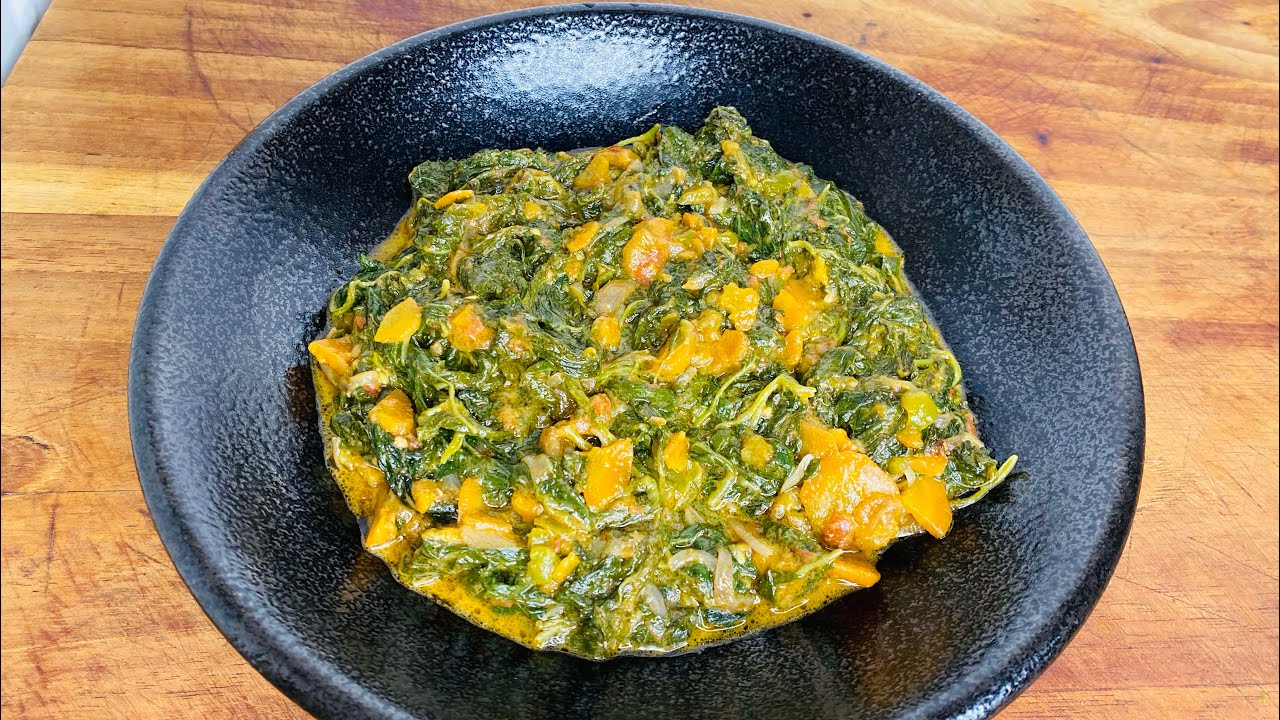 Jinsi Ya Kupika Mchicha Wa Nazi//How To Cook Vegetables Mixed With ...