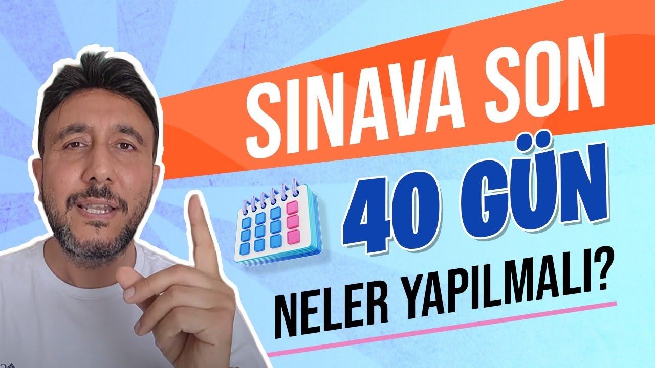 SINAVA SON 40 GÜN NELER YAPILMALI ? #kpss2023 - YouTube