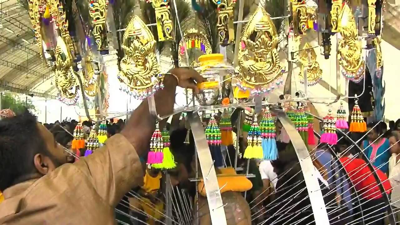Panguni 2016 ( Sivakumar & Gunaselan Harigandam Kavadi procession ...