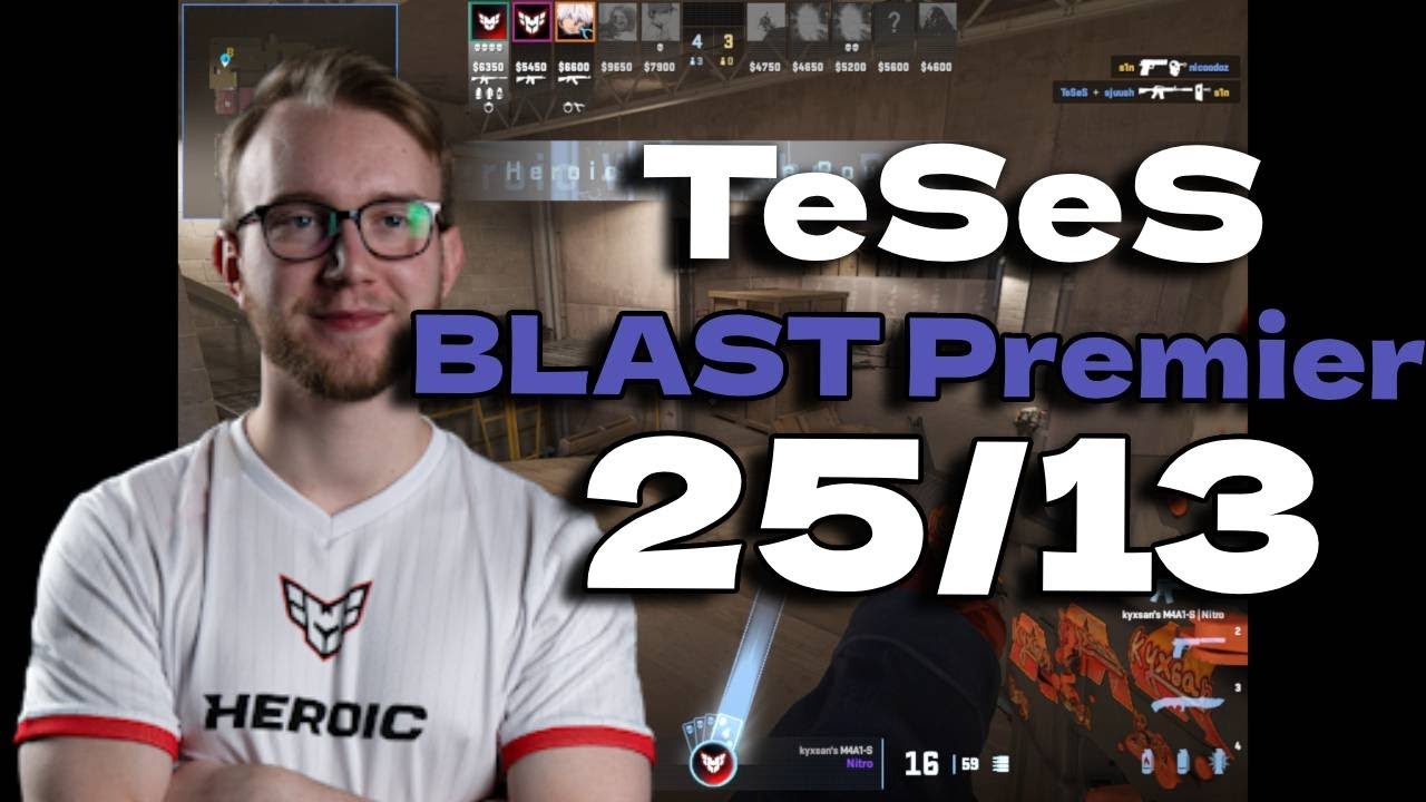 CS2 POV Heroic TeSeS (25/13) vs BIG (Vertigo) BLAST Premier Spring ...