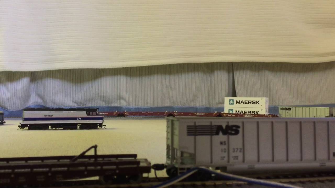 Up & sp train layout - YouTube