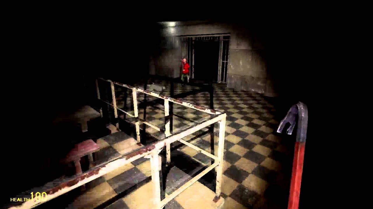 Garrys mod scary map gameplay - YouTube