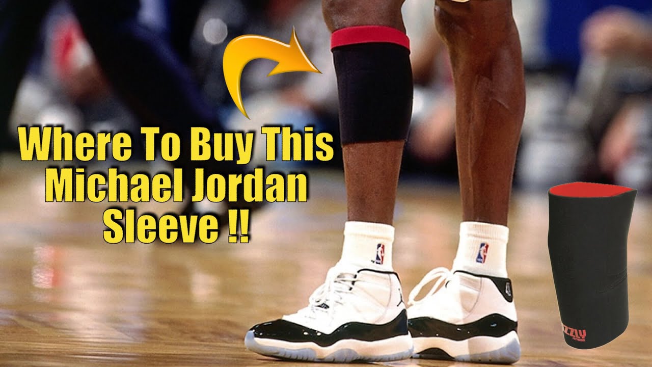 Where to Buy The Michael Jordan Knee Sleeve ! - YouTube