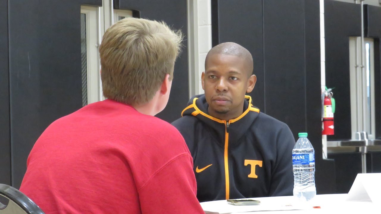 Tennessee Basketball Media Day - Associate HC Justin Gainey & Assistant ...