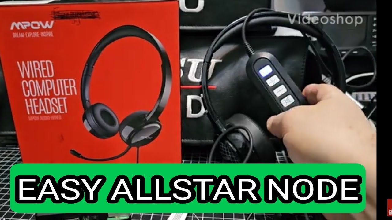 EASY - ALLSTAR NODE SYSTEM Mpow 071a CM108 Headphones - YouTube