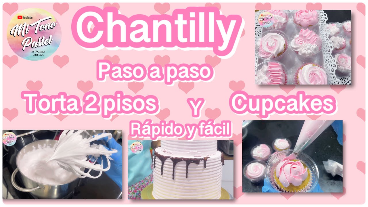 CHANTILLY PASTEL de 2 pisos paso a paso - YouTube