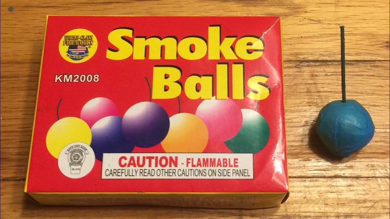 World class fireworks smoke balls - YouTube
