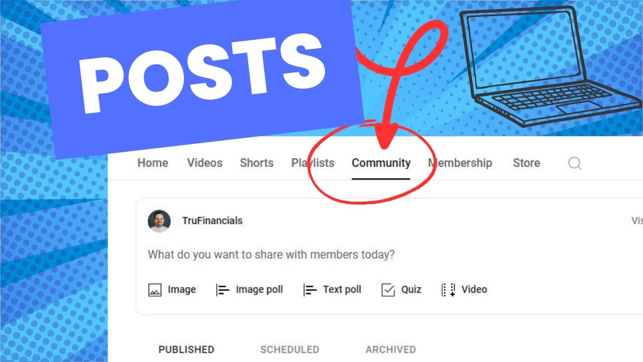 How To Get To Your YouTube Community Post (YouTube Creator) - YouTube
