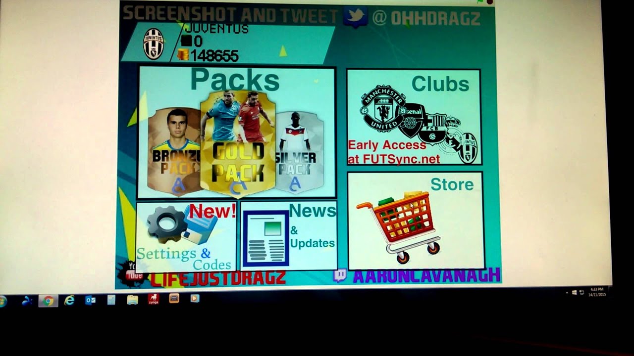 Fifa 16 scratch pack opening part 1. - YouTube