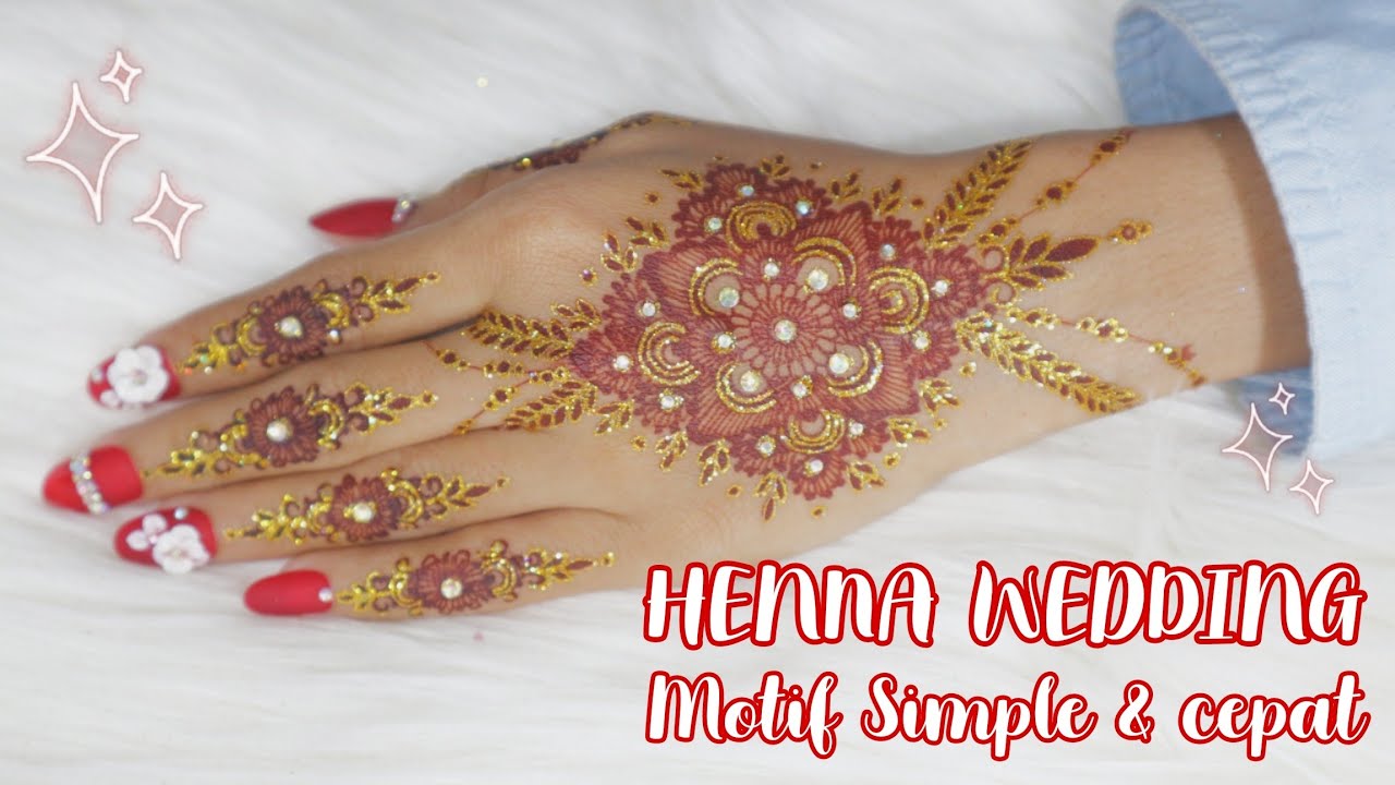 Gambar Motif Henna Wedding