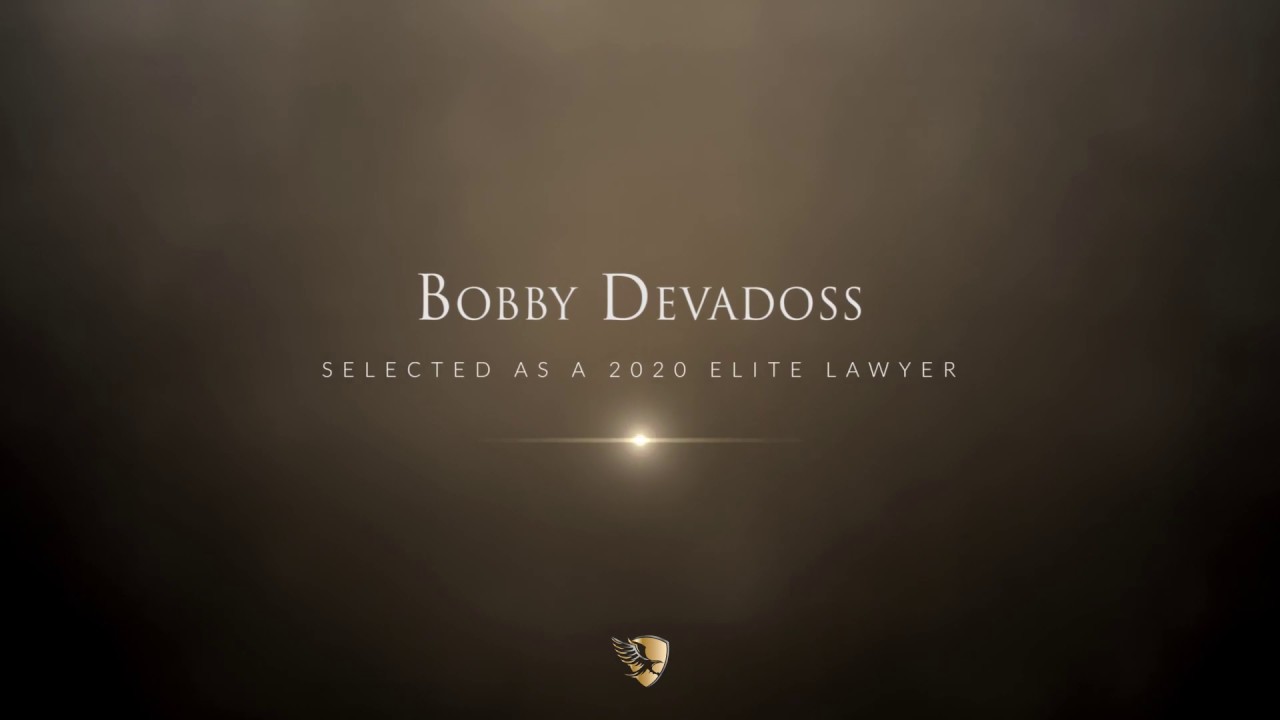 Bobby Devadoss 2020 Elite Lawyer Video - YouTube