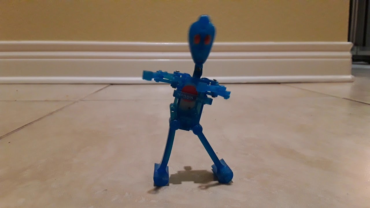 Noggin Bops Blue Robot Dance Wind Toy Clip #1 - YouTube
